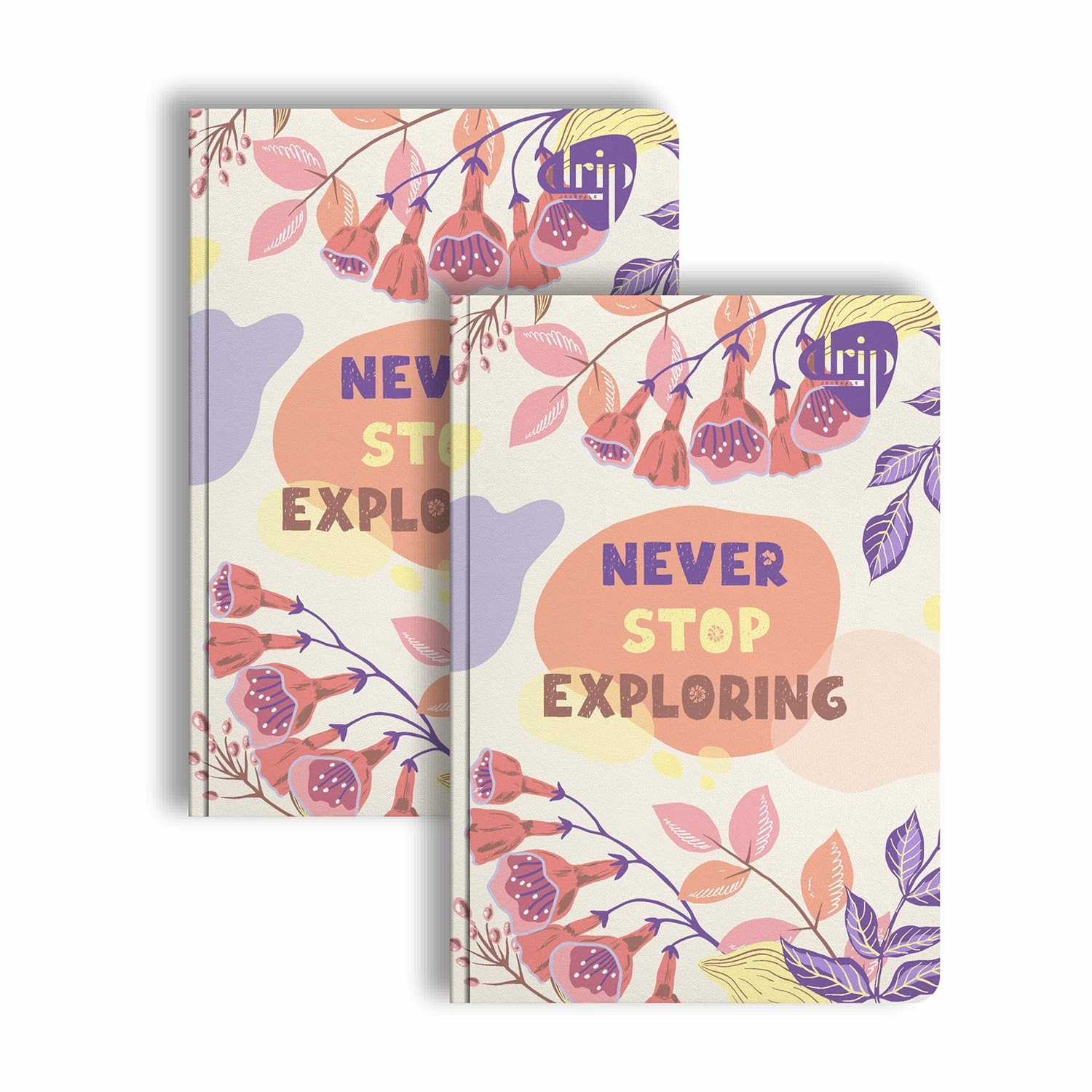 Anupam Drip Journal 160 Pages, 80 GSM Ruled Paper | Vibrant Colour Des