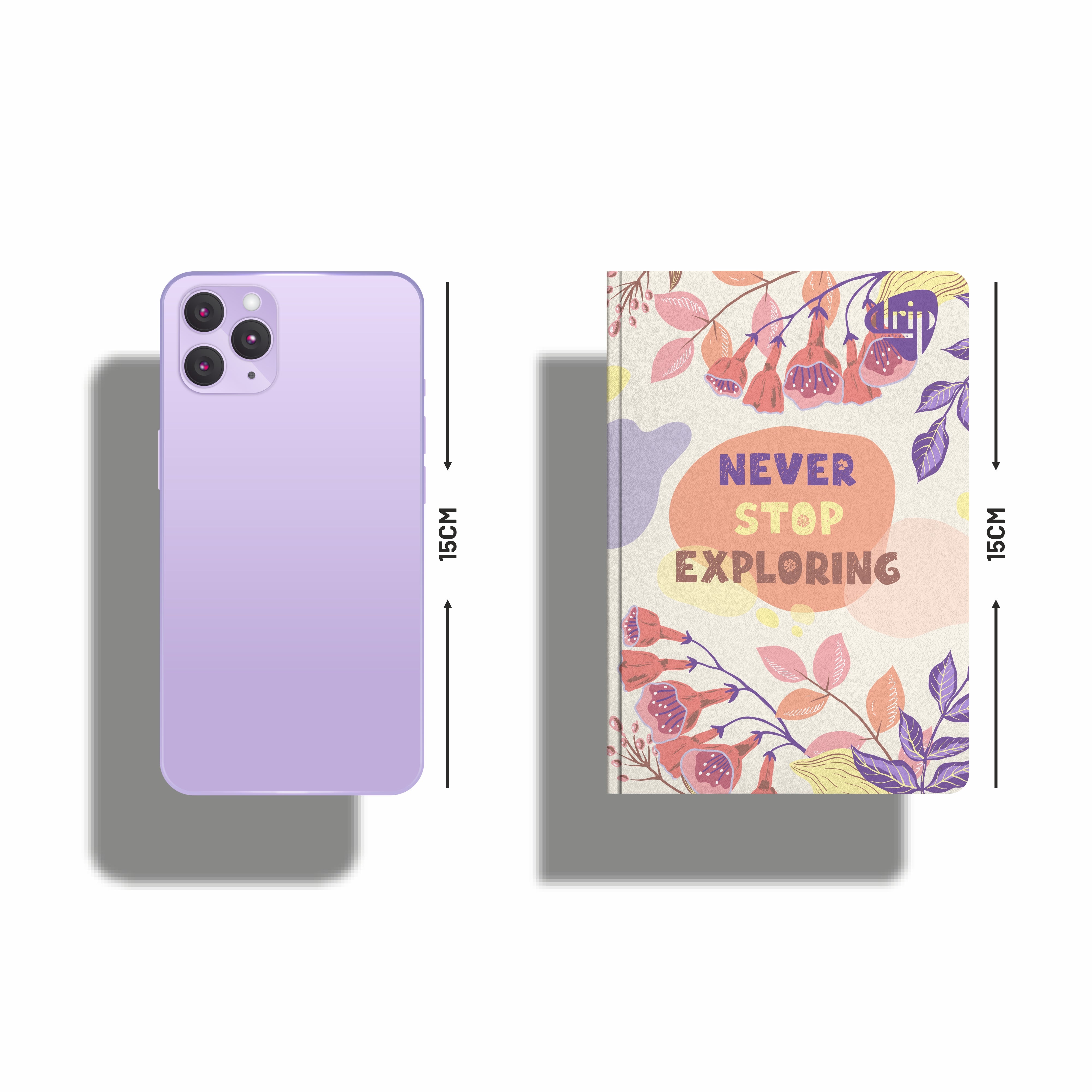 Anupam Drip Journal 160 Pages, 80 GSM Ruled Paper A5 & A6 Size | Colou